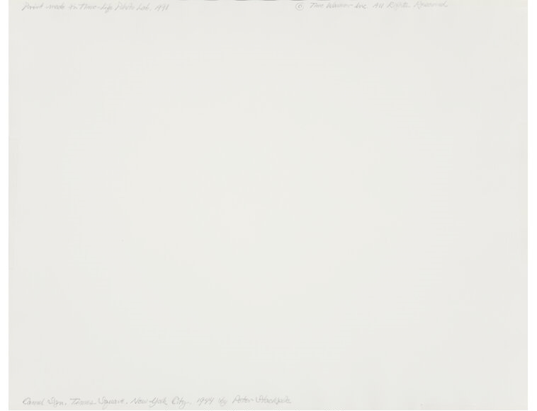 Peter Stackpole | Camel Cigarette Billboard, Times Square (1944 ...