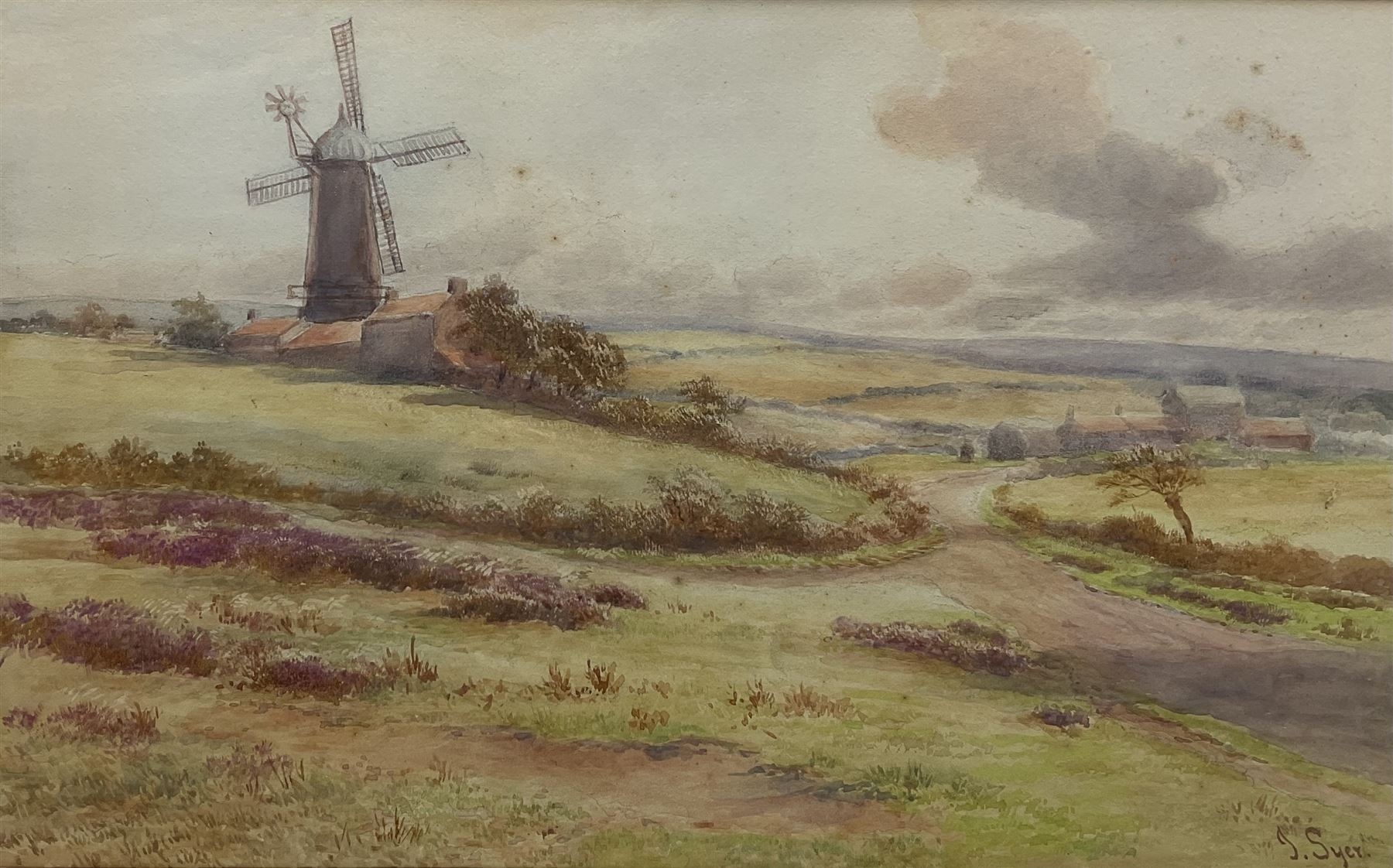 John C. Syer | The Windmill Hawsker | MutualArt