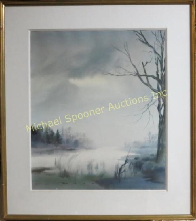 C. Barrett | UNTITLED - FOG ON THE WATER | MutualArt