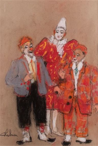 Nathalie Chabrier | Les clowns | MutualArt