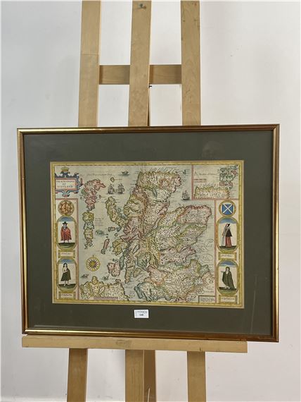 John Speed | A JOHN SPEED MAP- THE KINGDOME OF SCOTLAND (1660) | MutualArt