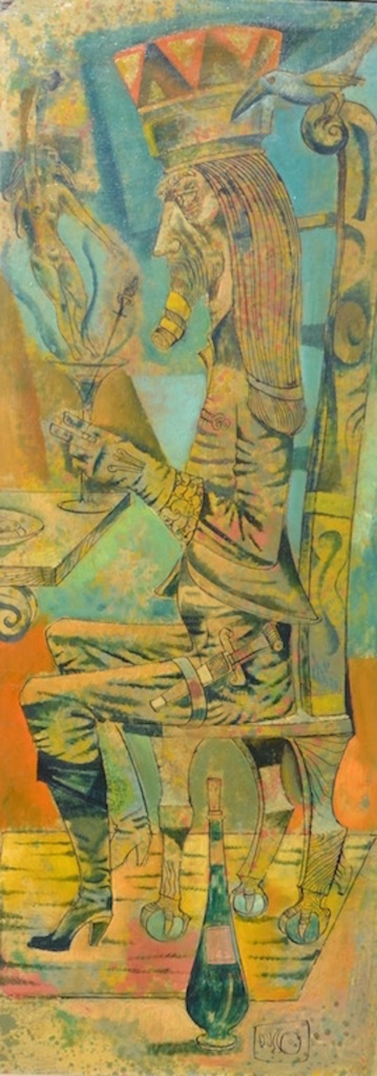 Leon Dusso | Lot of pair artworks (Mid 20th Century) | MutualArt