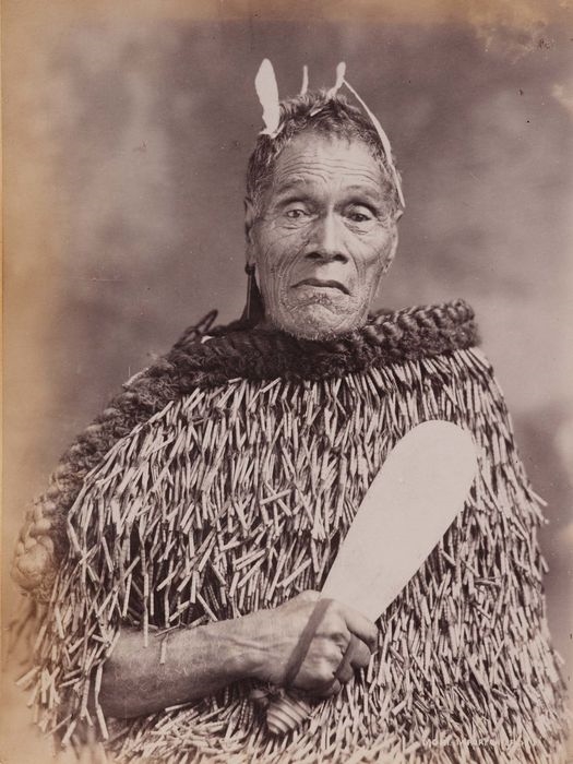 Josiah Martin | Portrait of Māori chief Mohi Te Puatau of Ngati Paoa ...