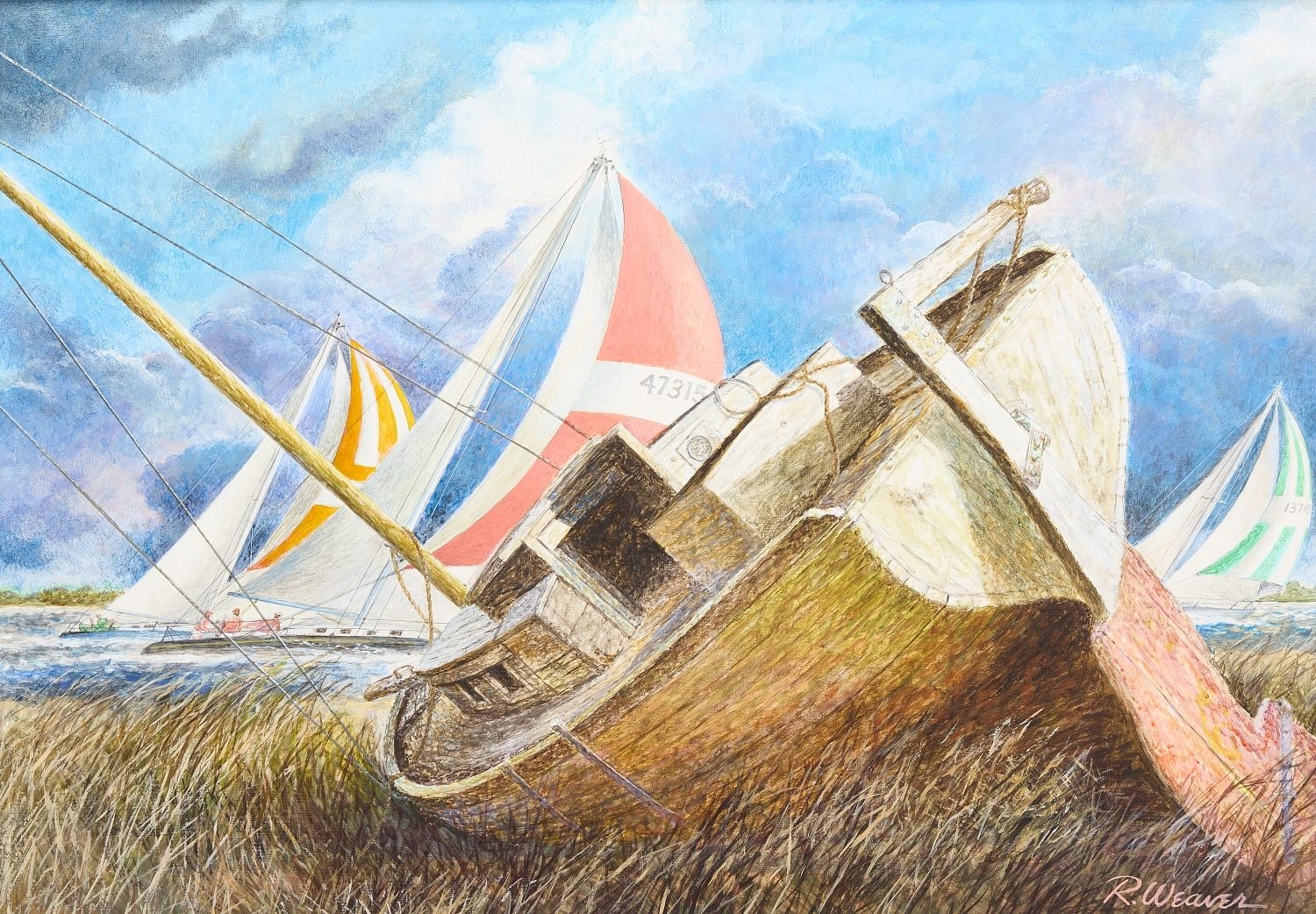 Robert Edward Weaver | Spinnakers | MutualArt