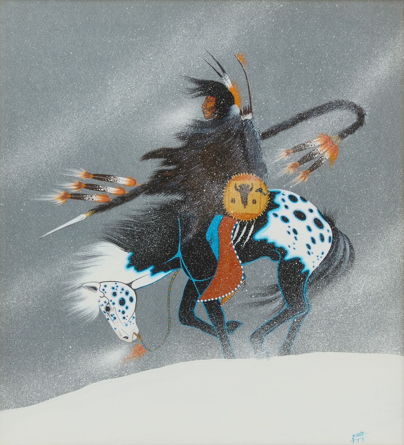 Rance Hood | Comanche Winter Scout | MutualArt