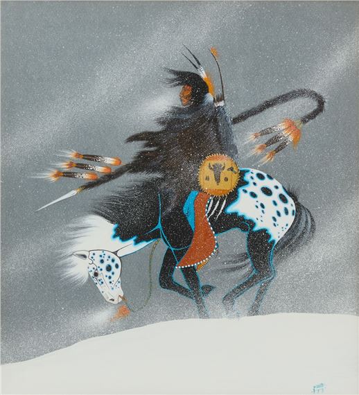 Rance Hood | Comanche Winter Scout | MutualArt
