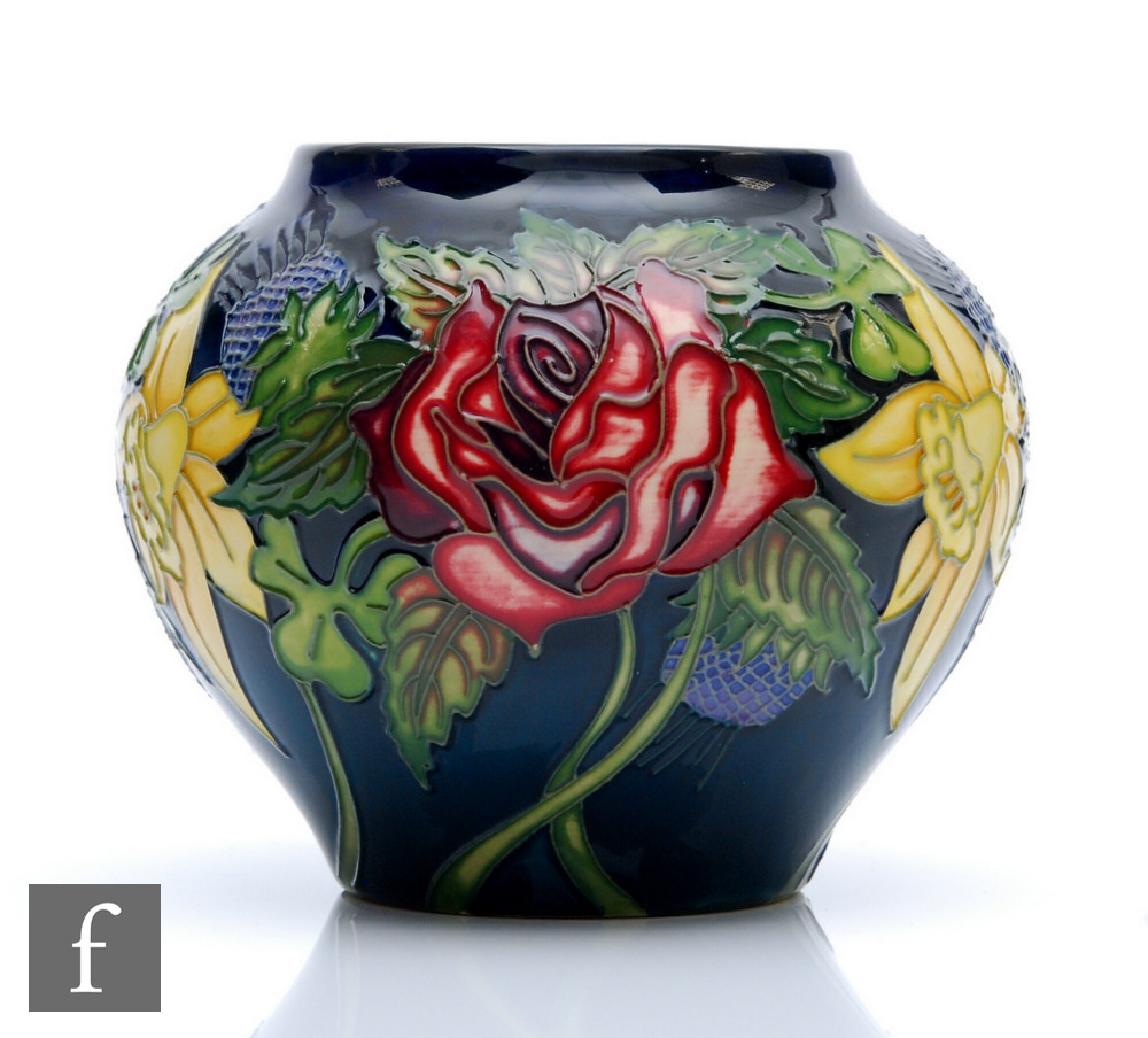 William Moorcroft | Nicola Slaney - Moorcroft Pottery - A small vase ...