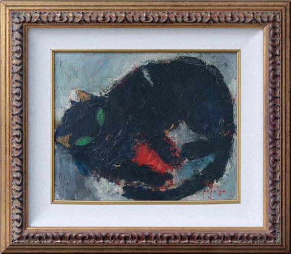 Popo Iskandar | Black Cat, 1990 (1990) | MutualArt