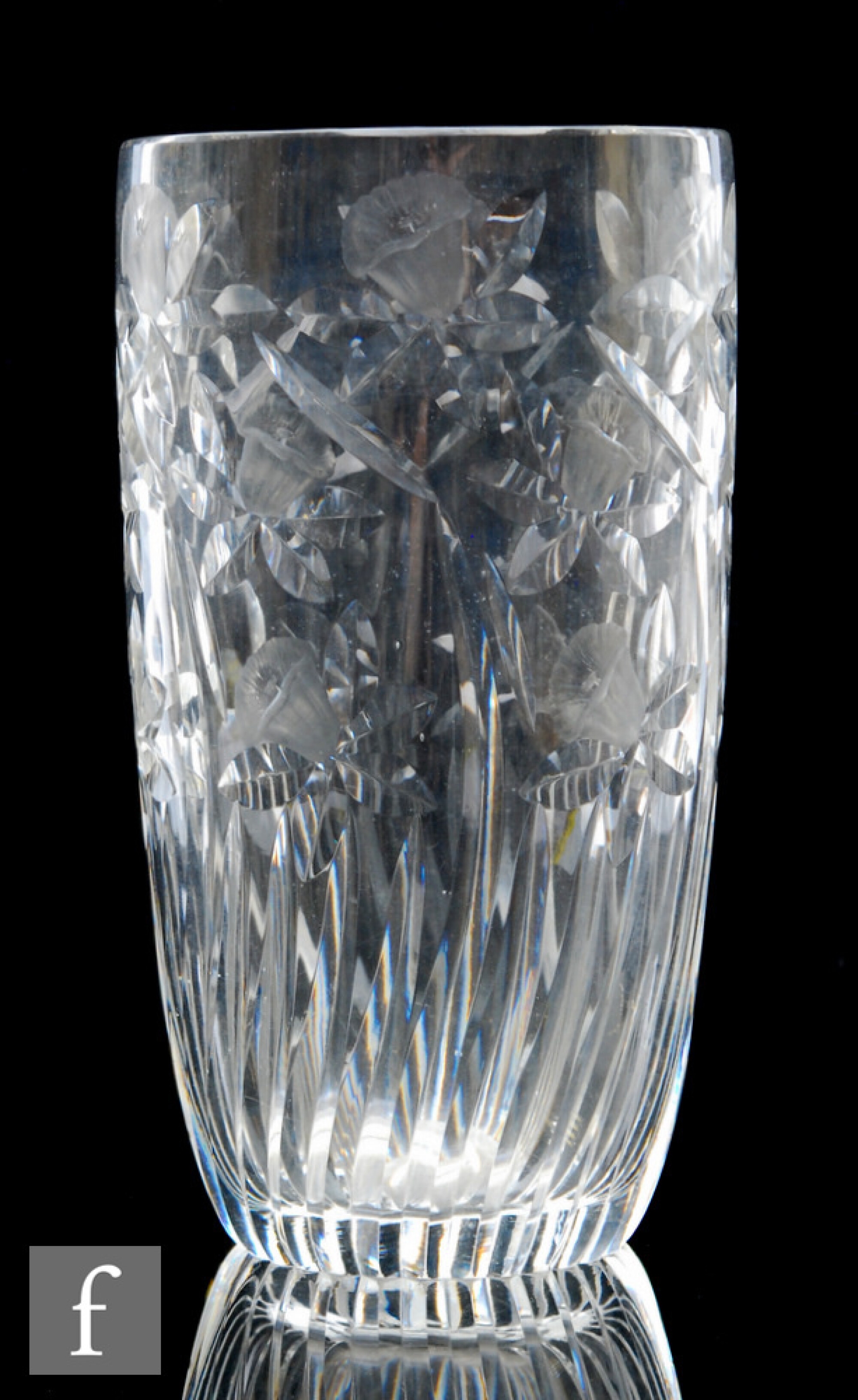 David Smith | David Smith - Webb Corbett - A large clear cut crystal ...