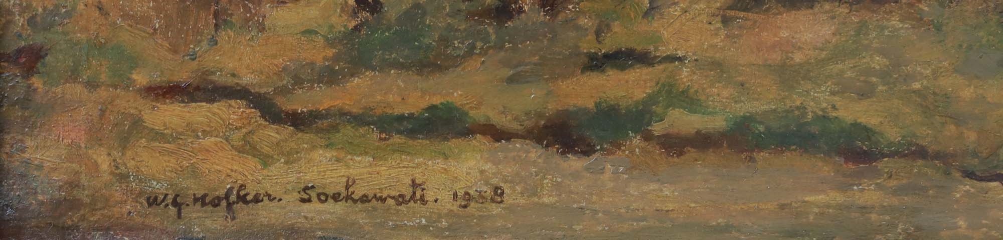 Willem Gerard Hofker | Candi Bentar temple (1938) | MutualArt