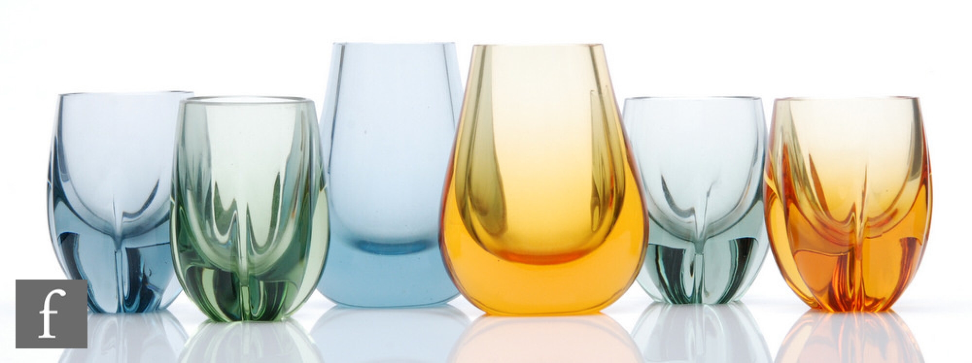 Geoffrey Baxter | Geoffrey Baxter - Whitefriars - A collection of vases ...