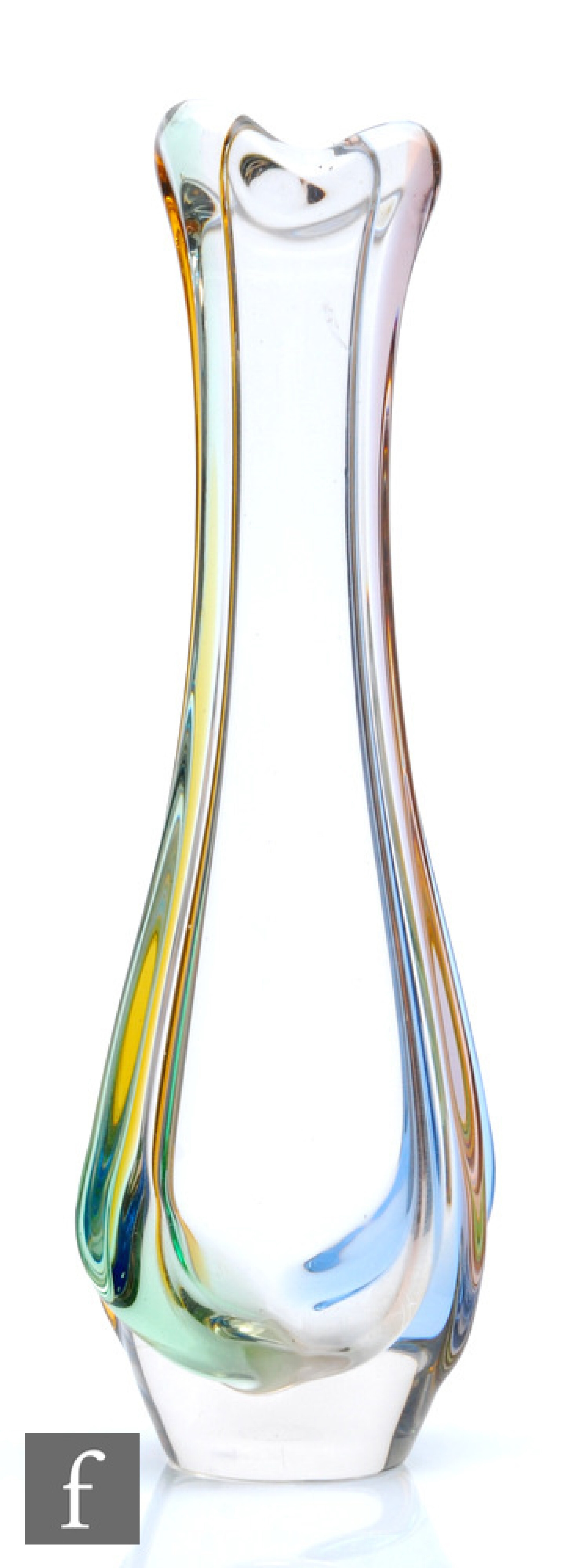 Frantisek | Frantisek Zemek -Â Mstisov - A post war glass vase from ...