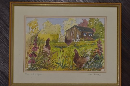 Ian Dunn | Three Lucky Hens | MutualArt