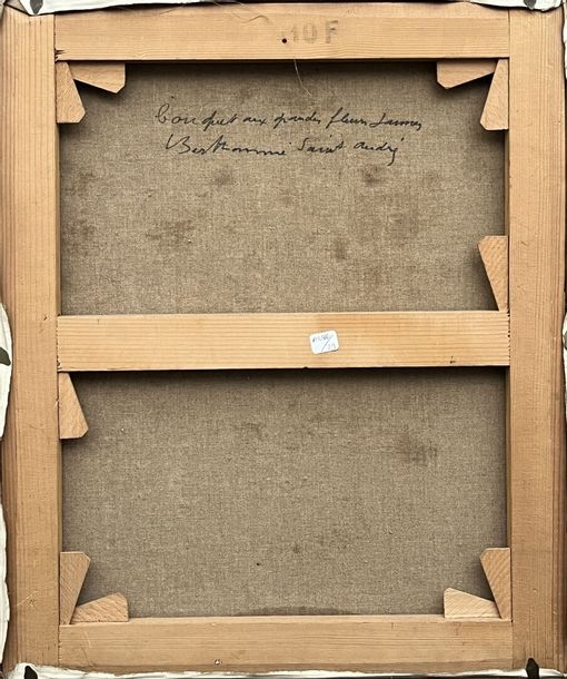 Louis Berthommé-Saint-André | Bouquet with big yellow flowers | MutualArt