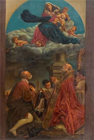 French School, 18th Century | Saint Eloi and Saint Petronius of Bologna ...