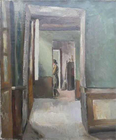 Jacques Gotko | Interior scene (1926) | MutualArt