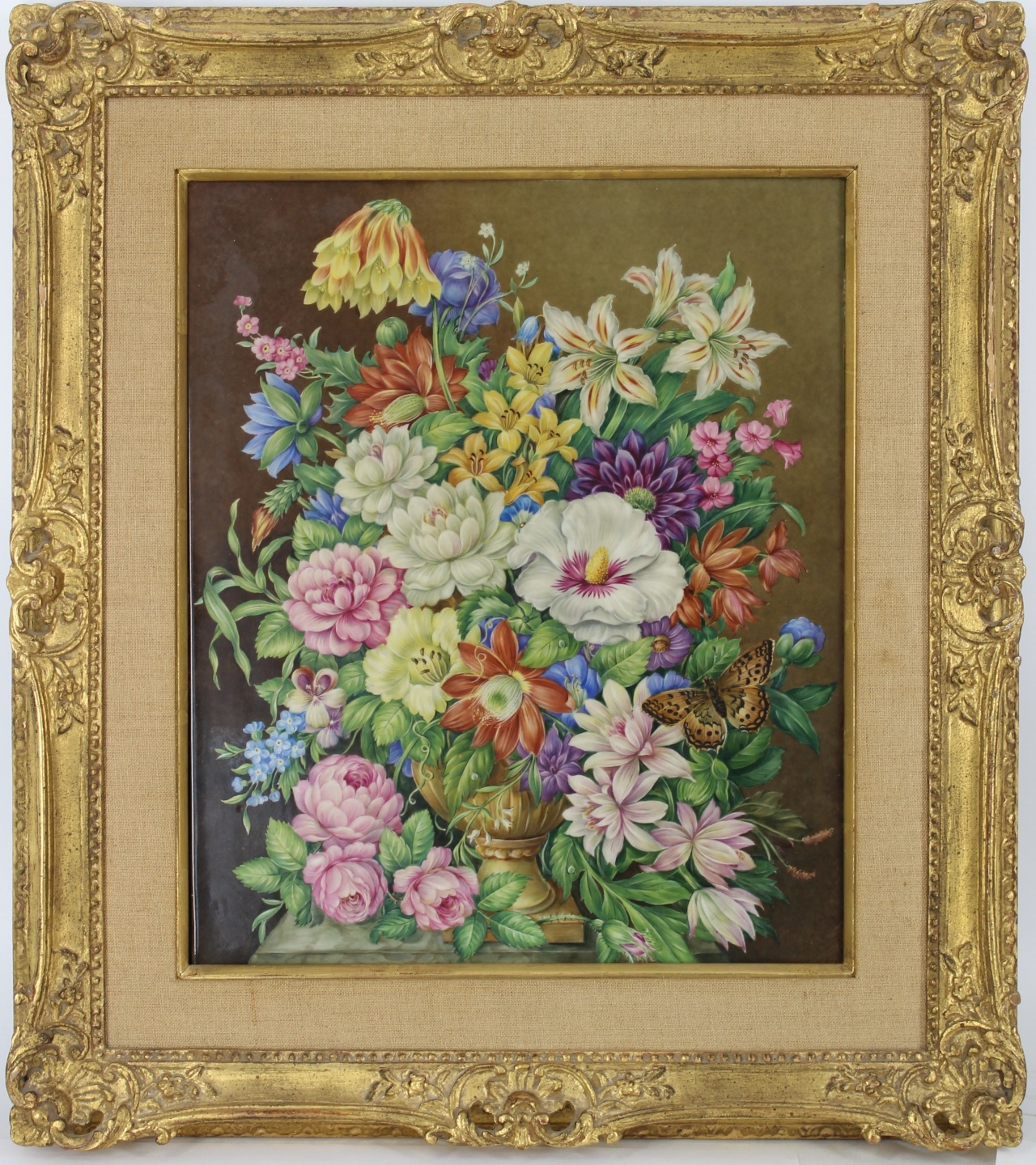 Joseph Nigg | Each plaque depicting a still life of flowers | MutualArt