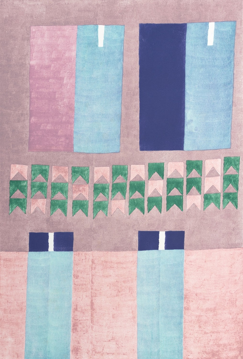 Alfredo Volpi | Fachada com Bandeirinhas | MutualArt