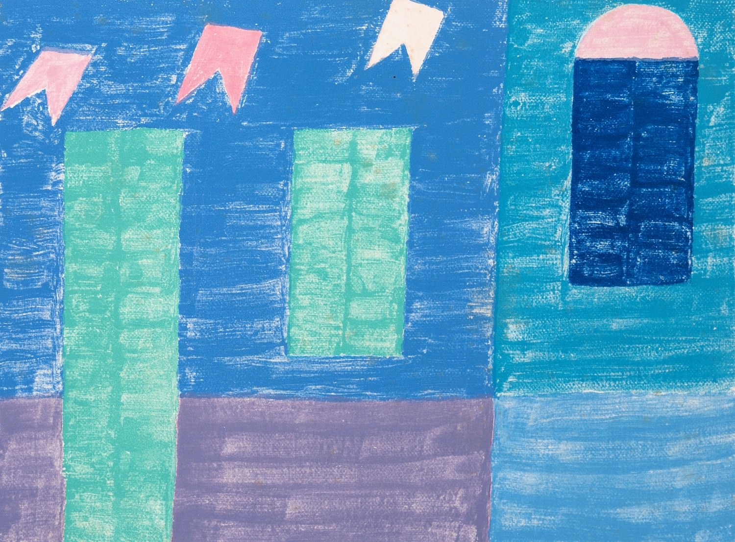 Alfredo Volpi | Fachada com Bandeirinhas | MutualArt