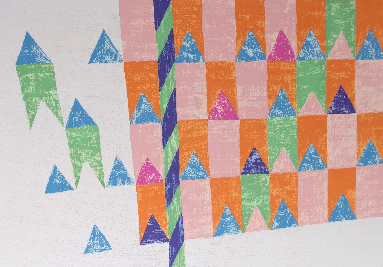 Alfredo Volpi | Bandeirinhas e Mastro | MutualArt