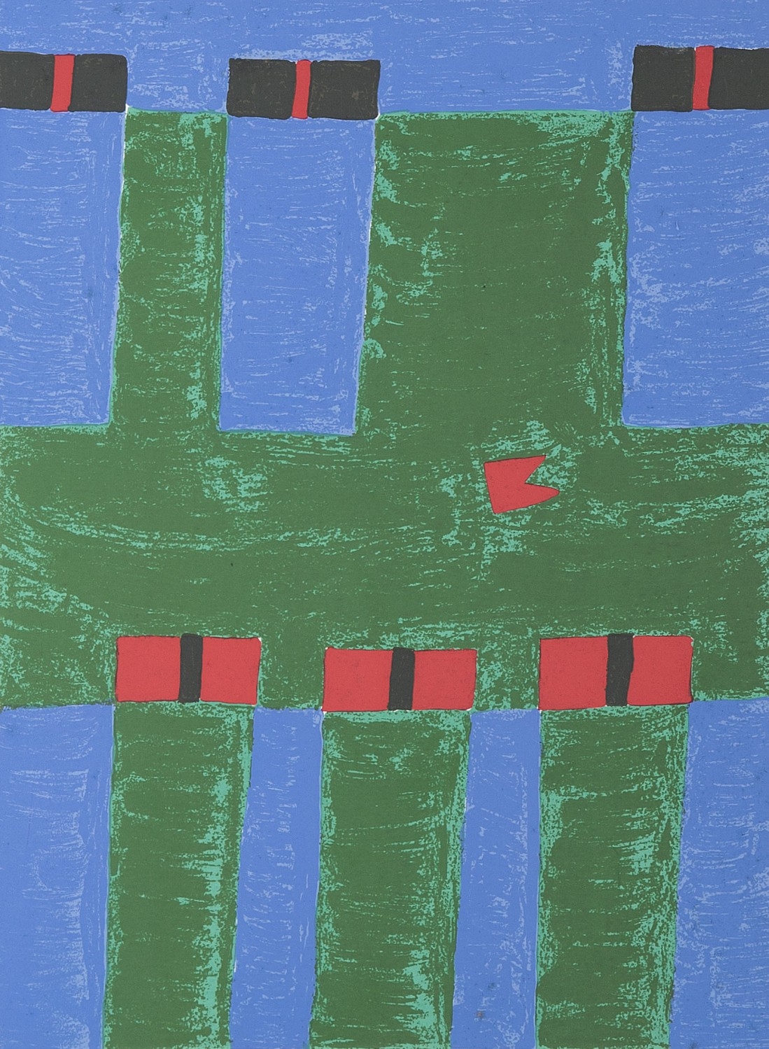 Alfredo Volpi | Elementos de Fachada com Bandeirinha | MutualArt