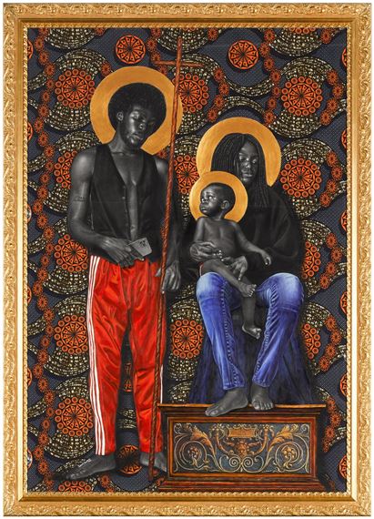 Olamilekan Abatan | Madonna with Child (2022) | MutualArt