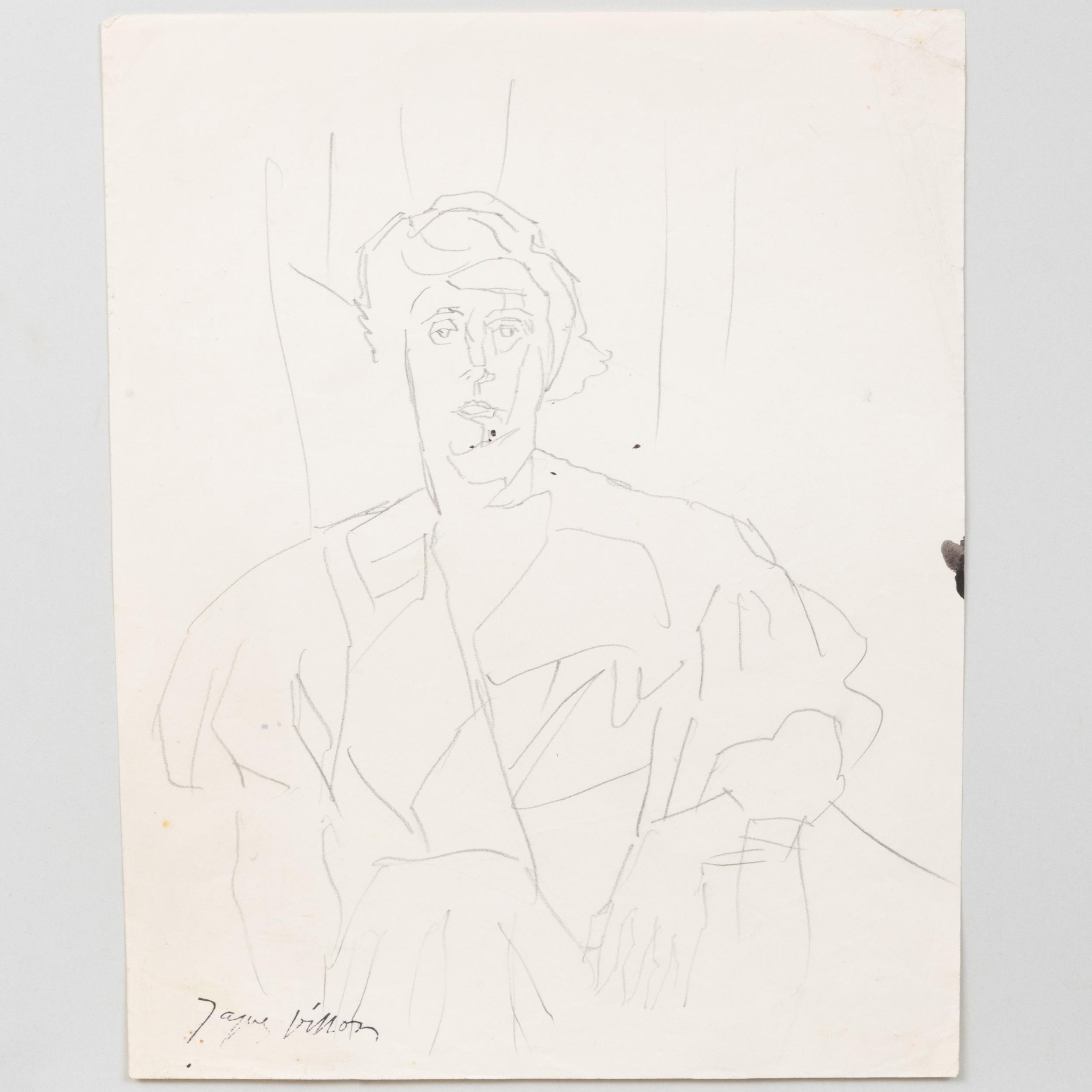 Jacques Villon | Portrait of Marcel Duchamp | MutualArt