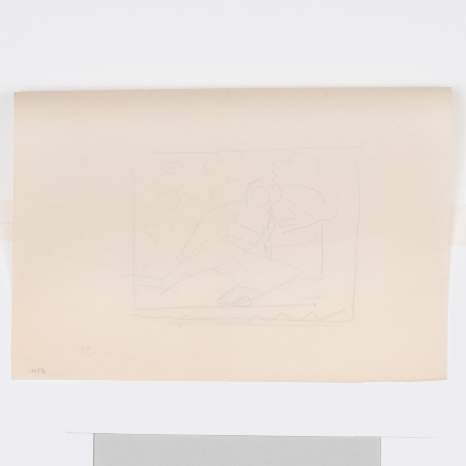 Henri Matisse | Etude for Odalisque au fauteuil turc (1928) | MutualArt