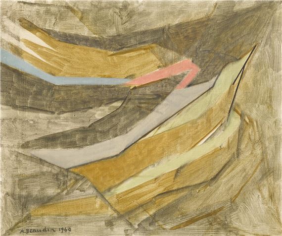 André Beaudin | L'oiseau blessé (1960) | MutualArt