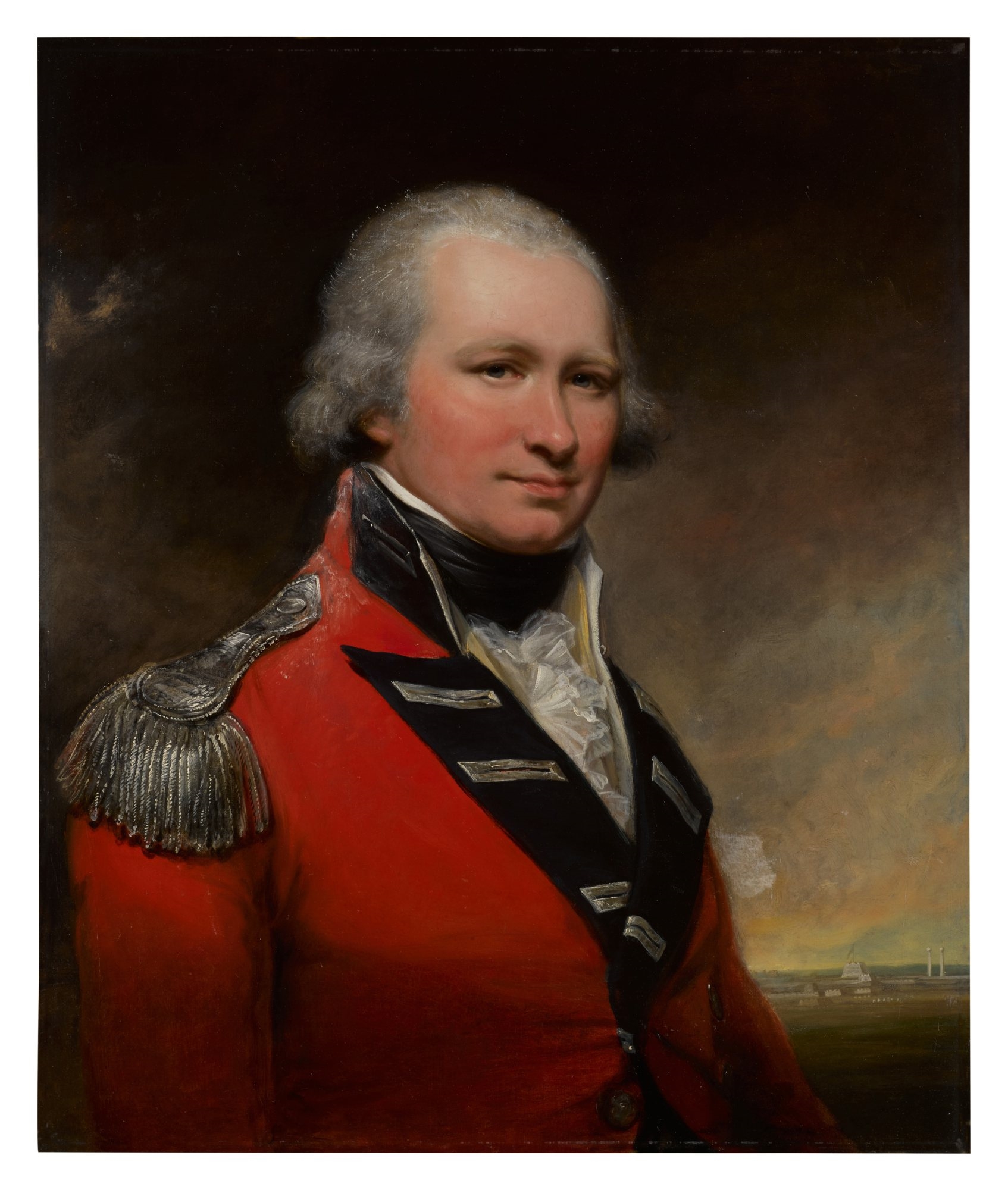Arthur William Devis | Portrait of a Captain, possibly David Baird ...