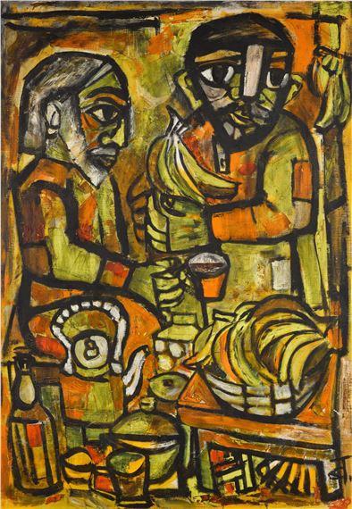 Badri Narayan | The Saint at the Eating-Stall (1964) | MutualArt