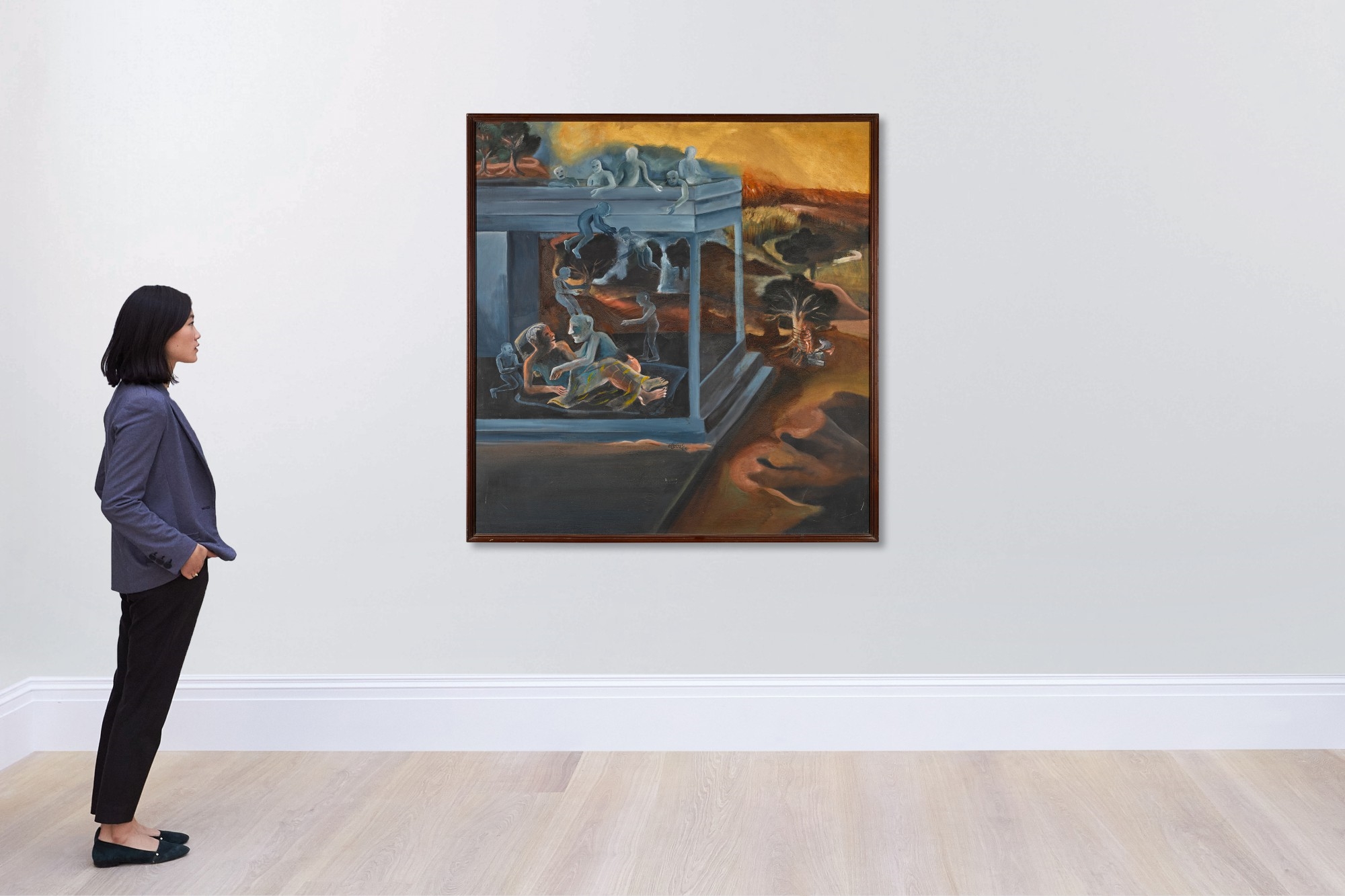 Bhupen Khakhar | Visitors (1998) | MutualArt