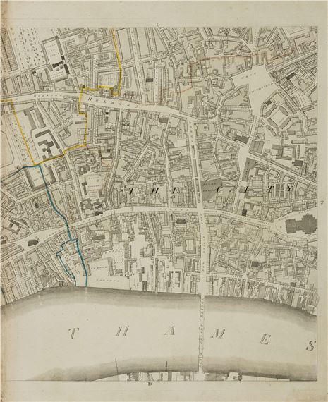 RICHARD HORWOOD | Plan of the Cities of London and Westminster the ...
