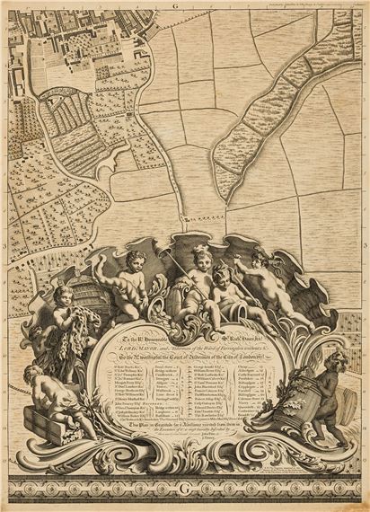 John Rocque | A Plan of the Cities of London and Westminster and ...