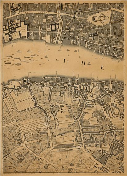John Rocque | A Plan of the Cities of London and Westminster and ...