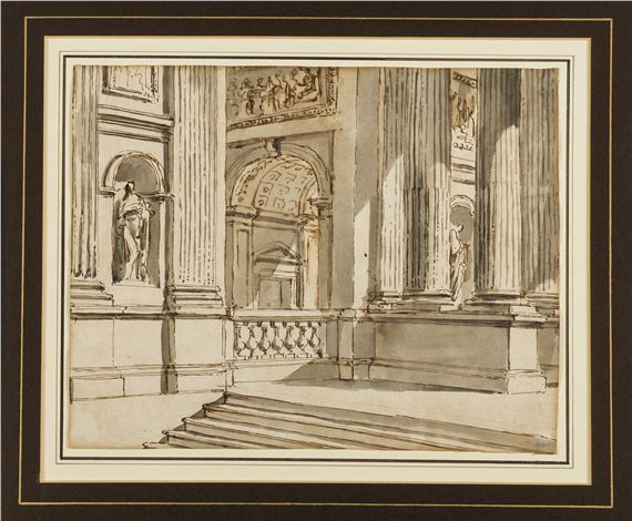 Robert Adam | Three sheets of vaulted interiors | MutualArt