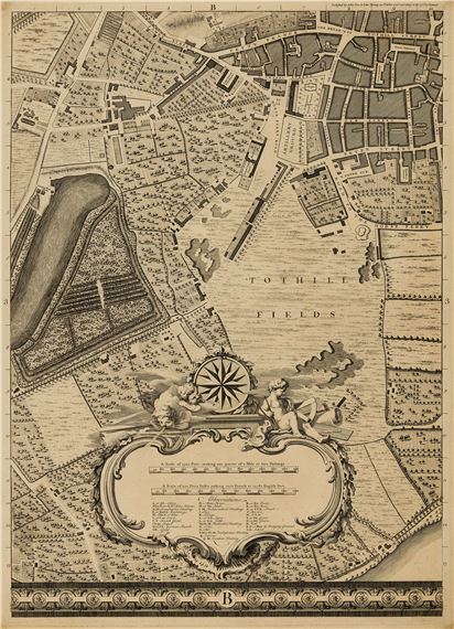 John Rocque | A Plan of the Cities of London and Westminster and ...