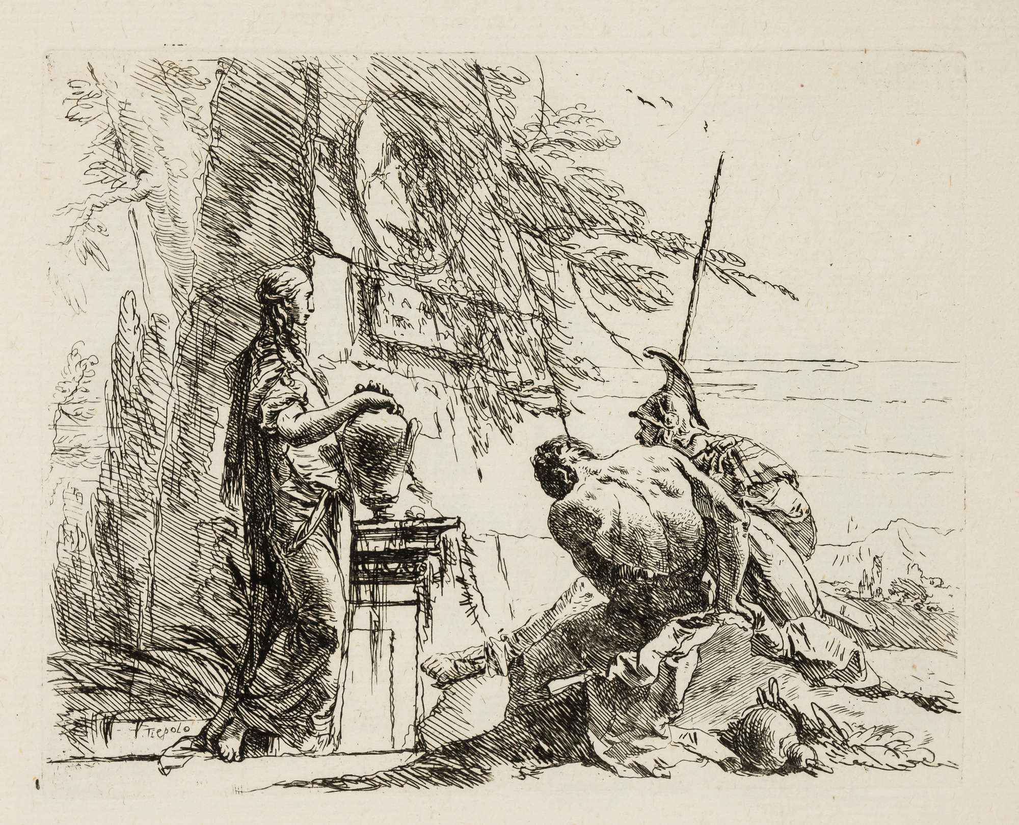 Giovanni Battista Tiepolo | Varj Capricci (Circa 1740s) | MutualArt