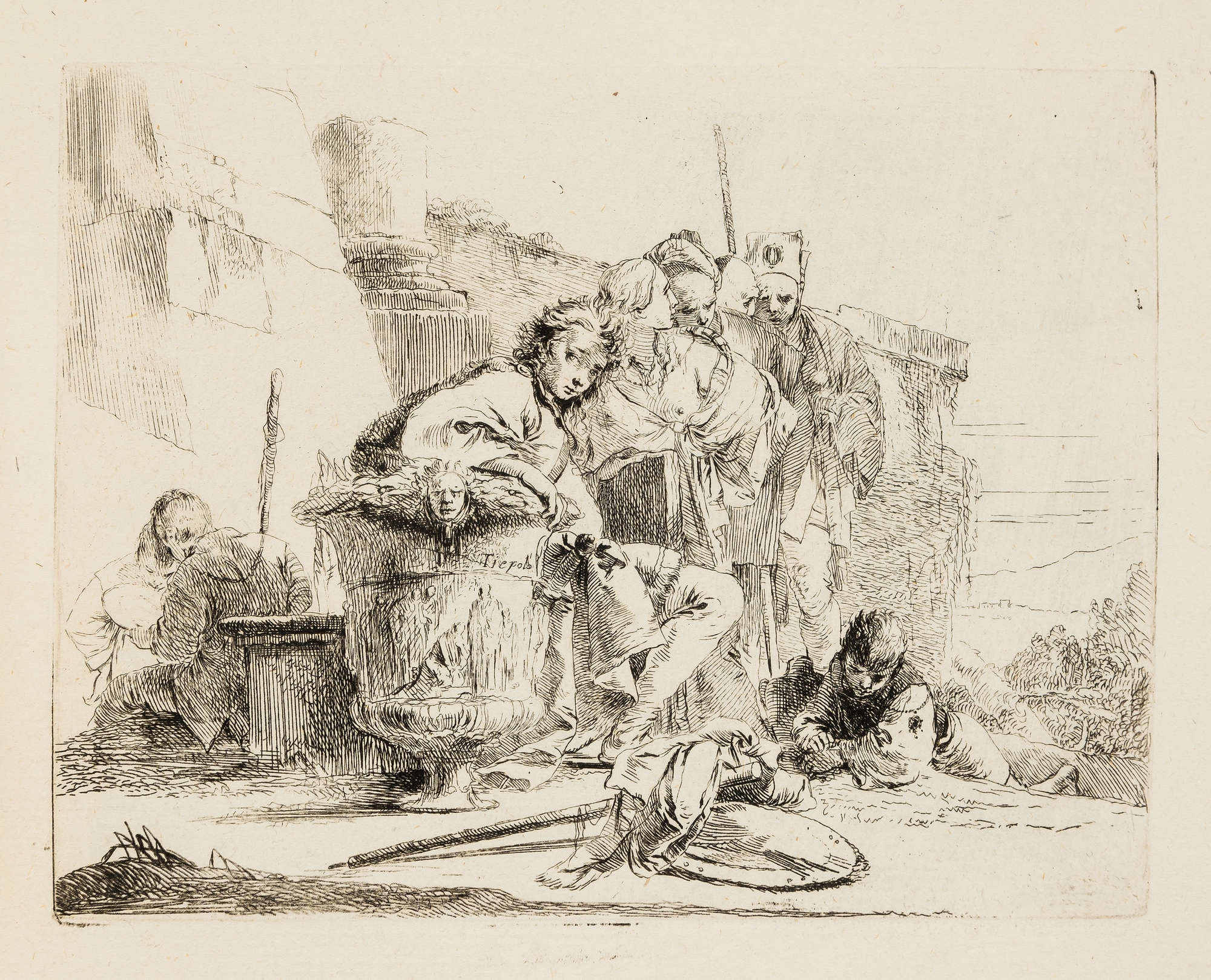 Giovanni Battista Tiepolo | Varj Capricci (Circa 1740s) | MutualArt