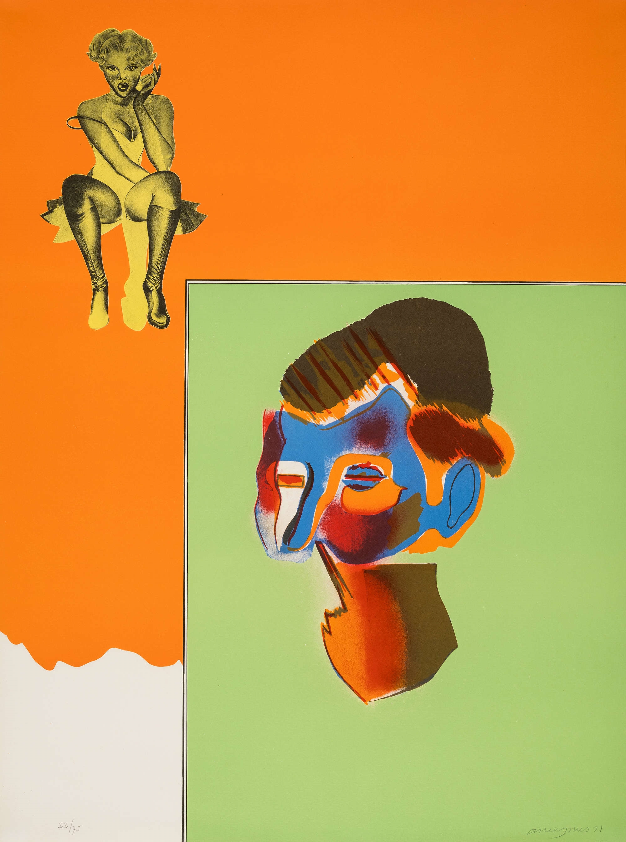 Allen Jones | One Lithograph (1971) | MutualArt