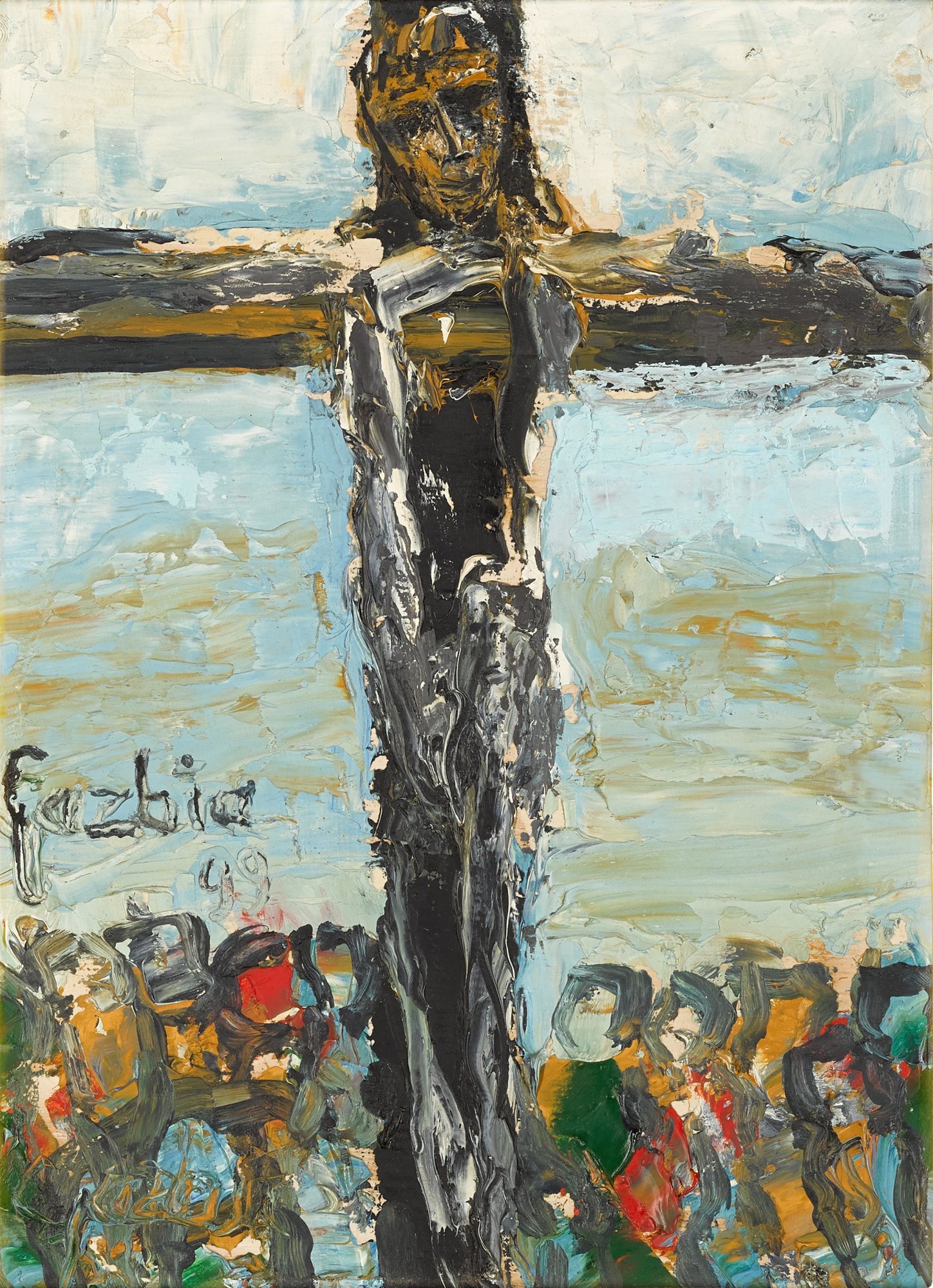 Gazbia Sirry | Untitled (Crucifixion) (1999) | MutualArt