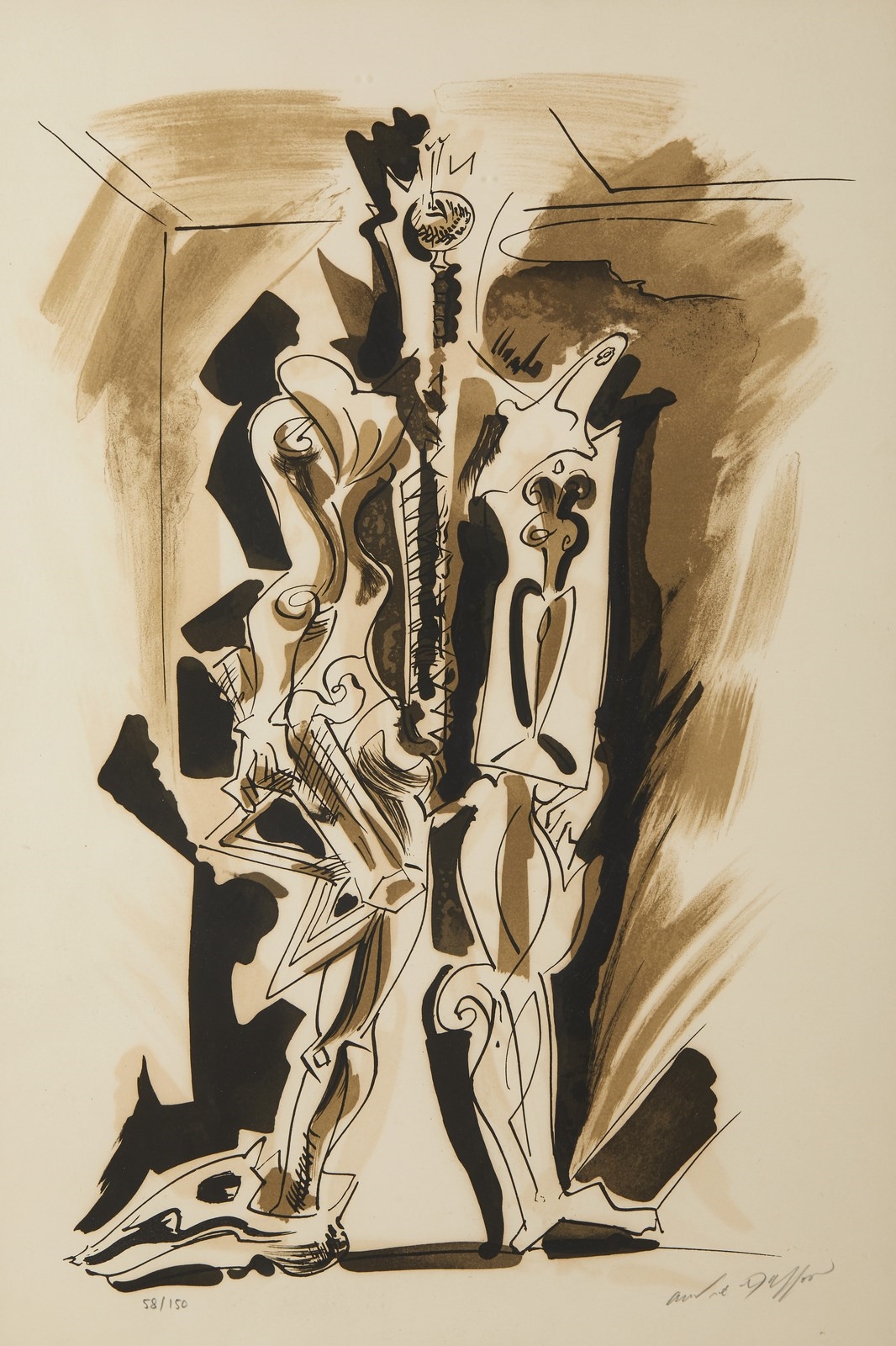André Masson | Demiurge. (1974) | MutualArt