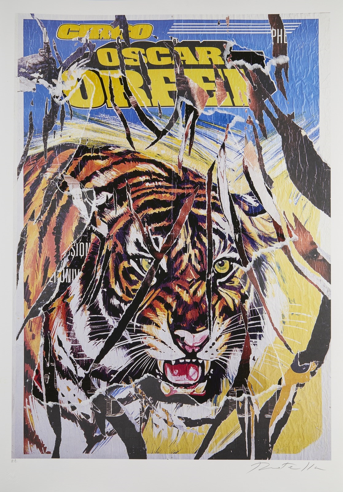 Mimmo Rotella | Circo Orfei. | MutualArt