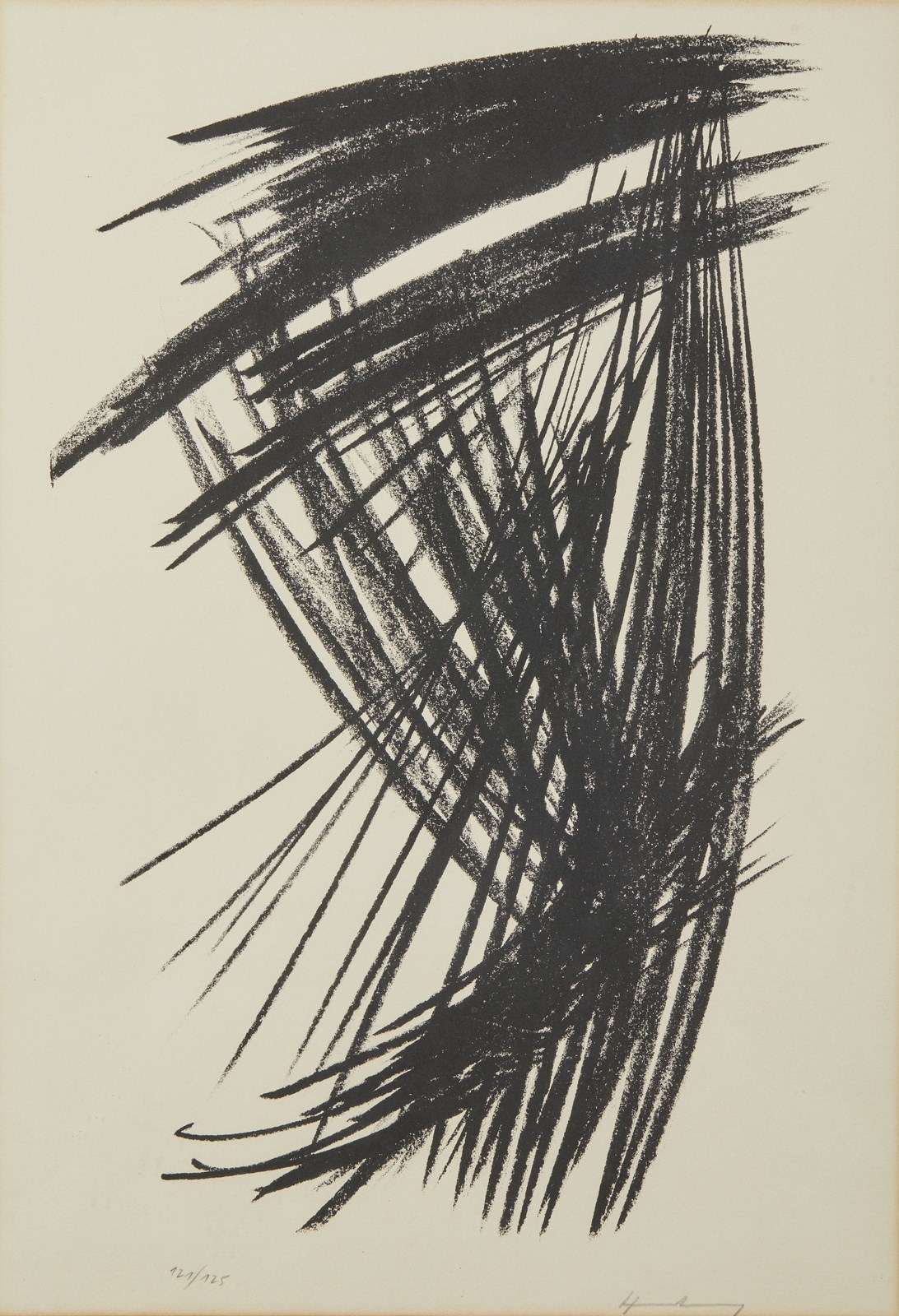 Hans Hartung | L14 (1957) | MutualArt