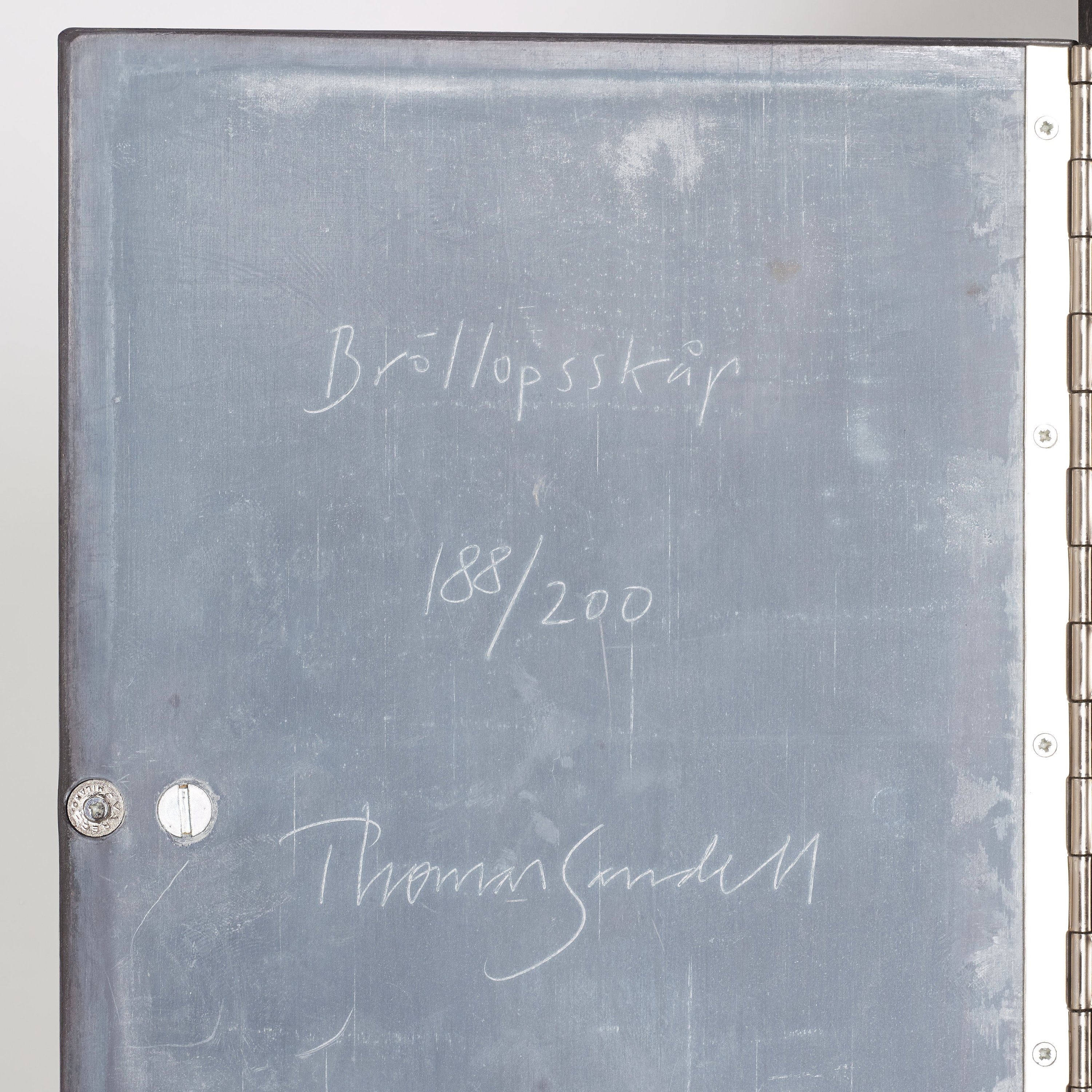 Thomas Sandell | 'Bröllopsskåp', a wall cabinet (1990) | MutualArt