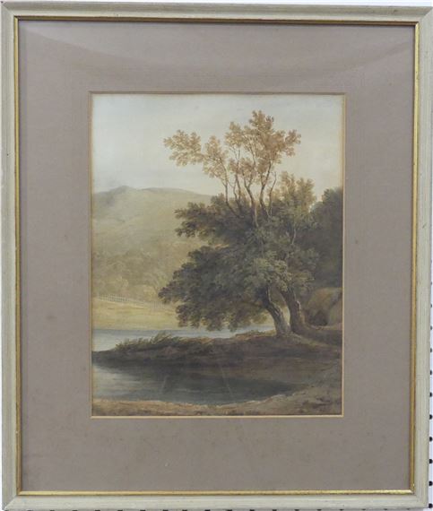 Thomas Barker of Bath | Wooded river landscape | MutualArt