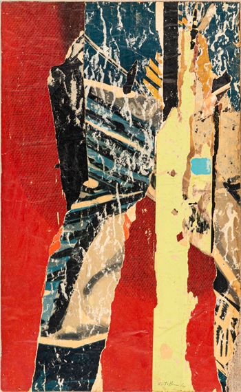 Mimmo Rotella | Untitled (1959) | MutualArt