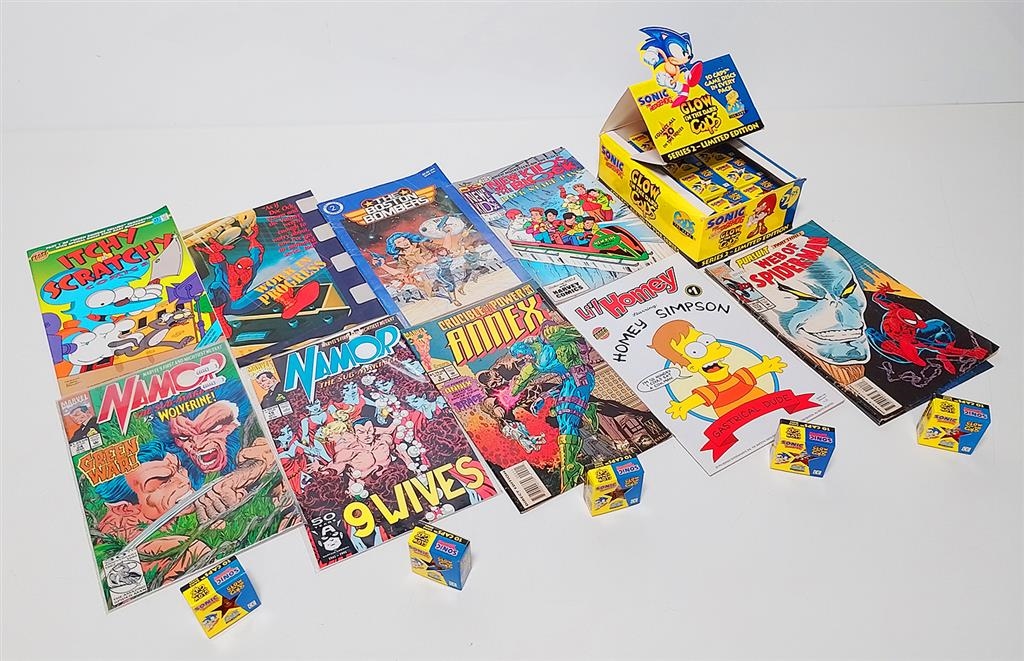 Marvel Comics | Collection of Marvel comics and Sonic the hedgehog Caps ...