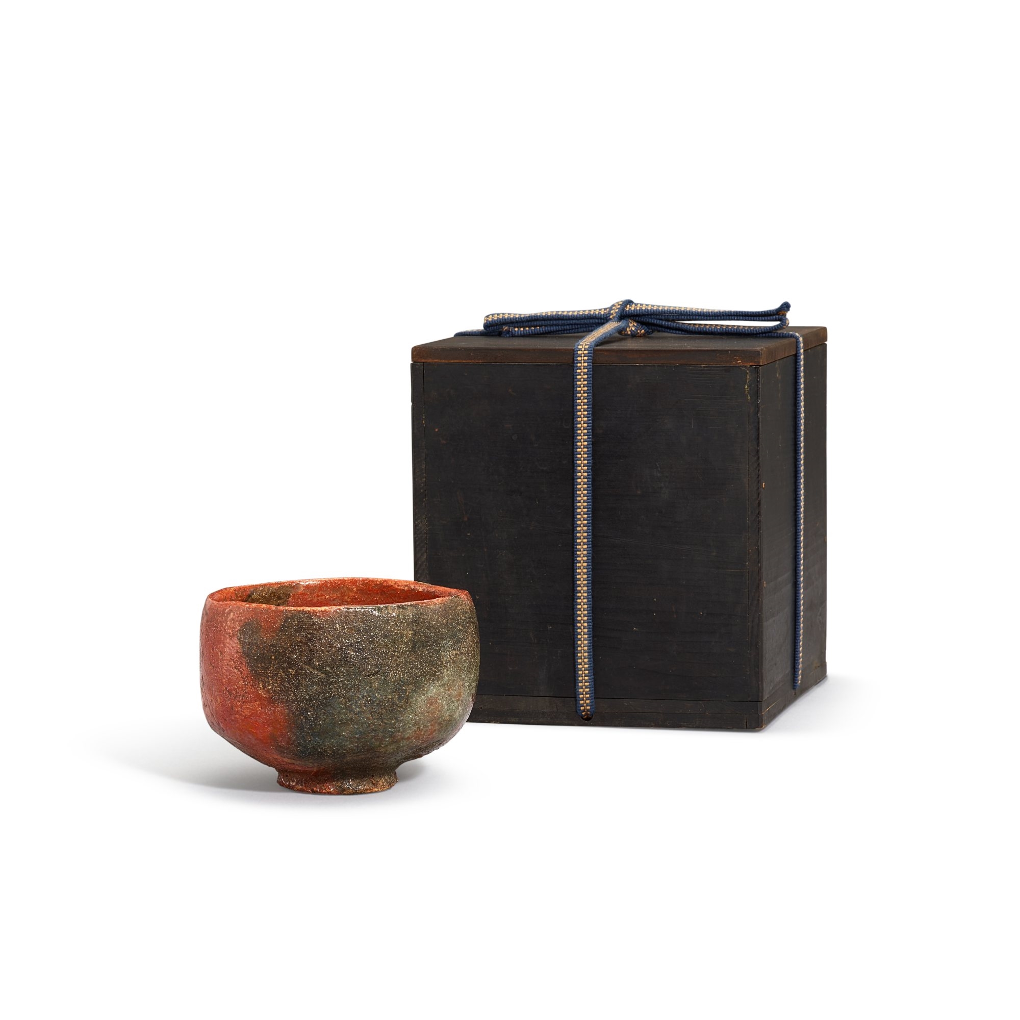 Chonyu Raku VII | A Raku red stoneware teabowl, | MutualArt