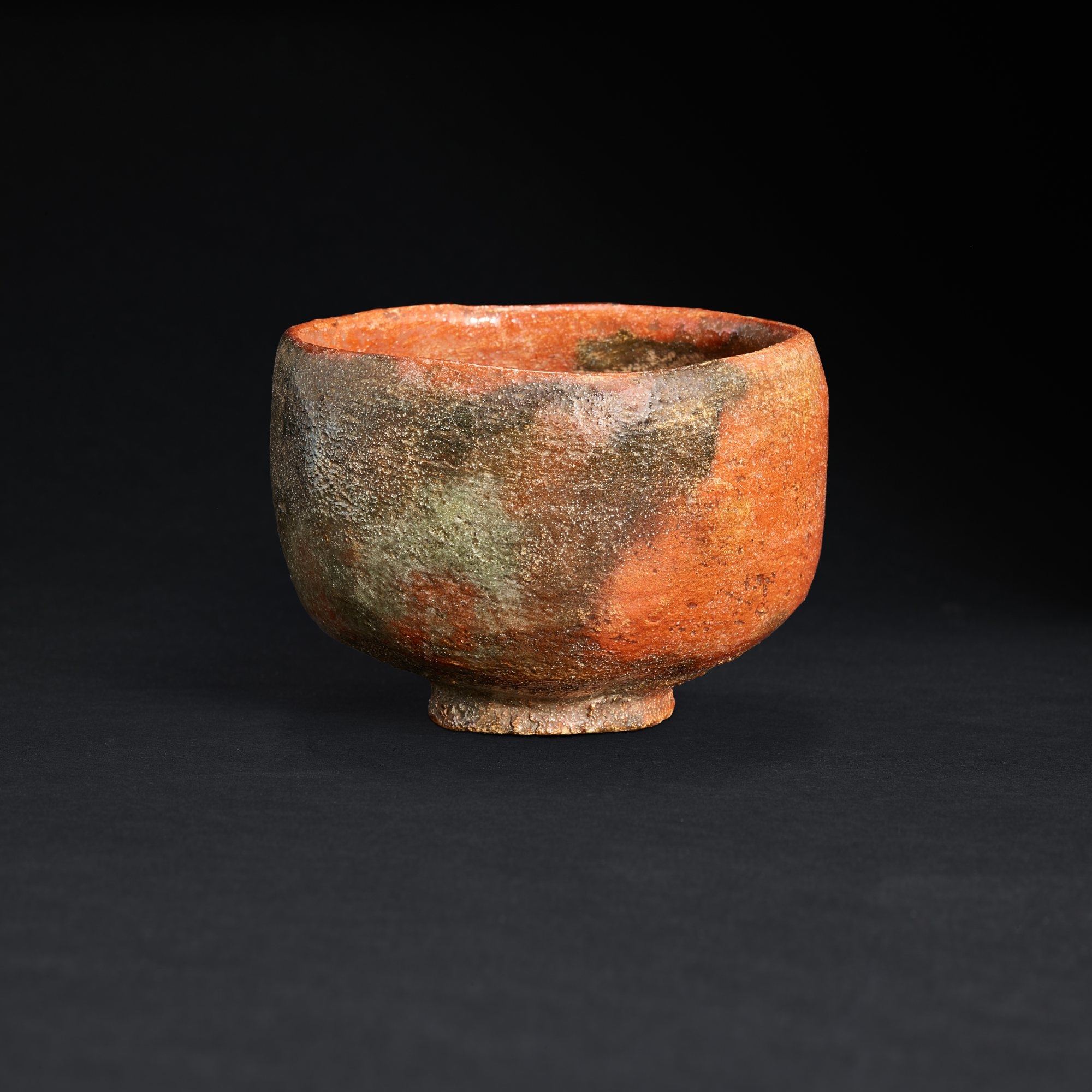 Chonyu Raku VII | A Raku red stoneware teabowl, | MutualArt